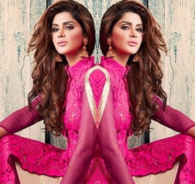 Kartik Aaryan’s girlfriend Dimple Sharma during an ad shoot