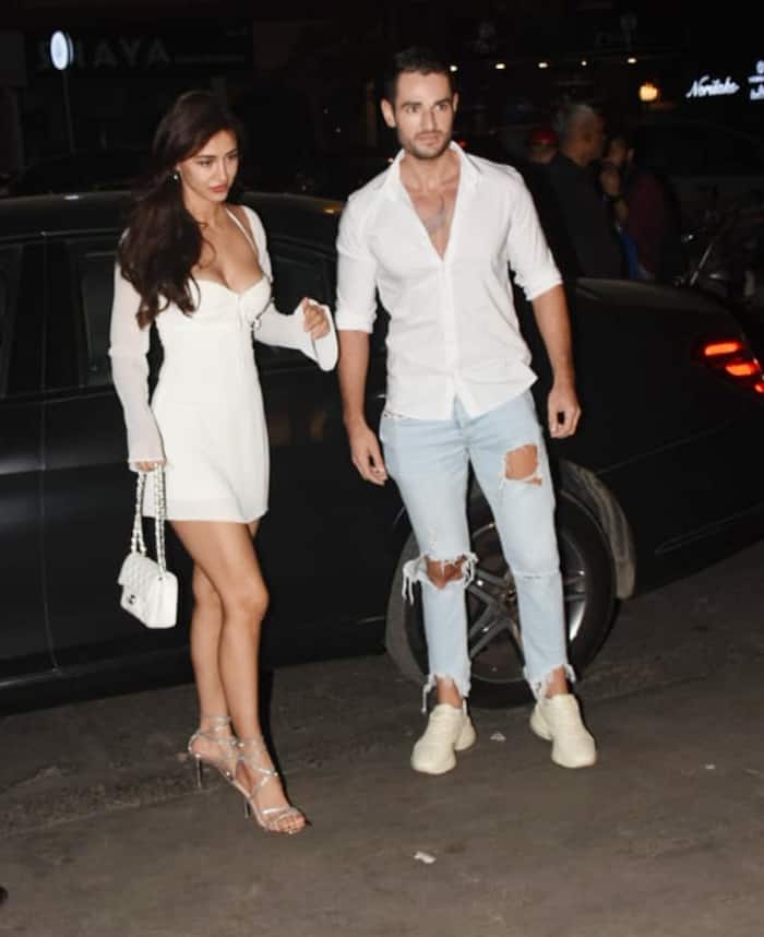 Disha Patani is a Sexy Glam Queen in White Mini-Dress With Knotted ...