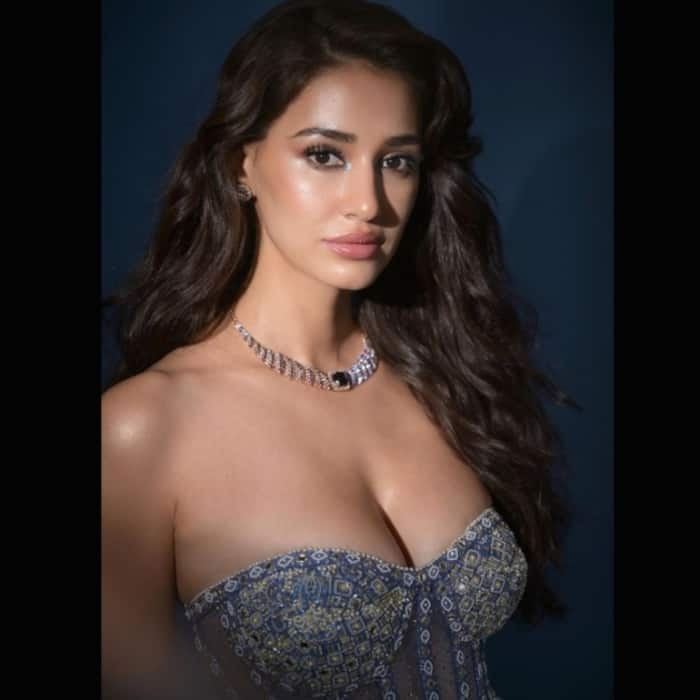 Disha Patani's Mirror Work Lehenga With Corset Blouse is Made to Win The Ethnic OOTD Game- PICS