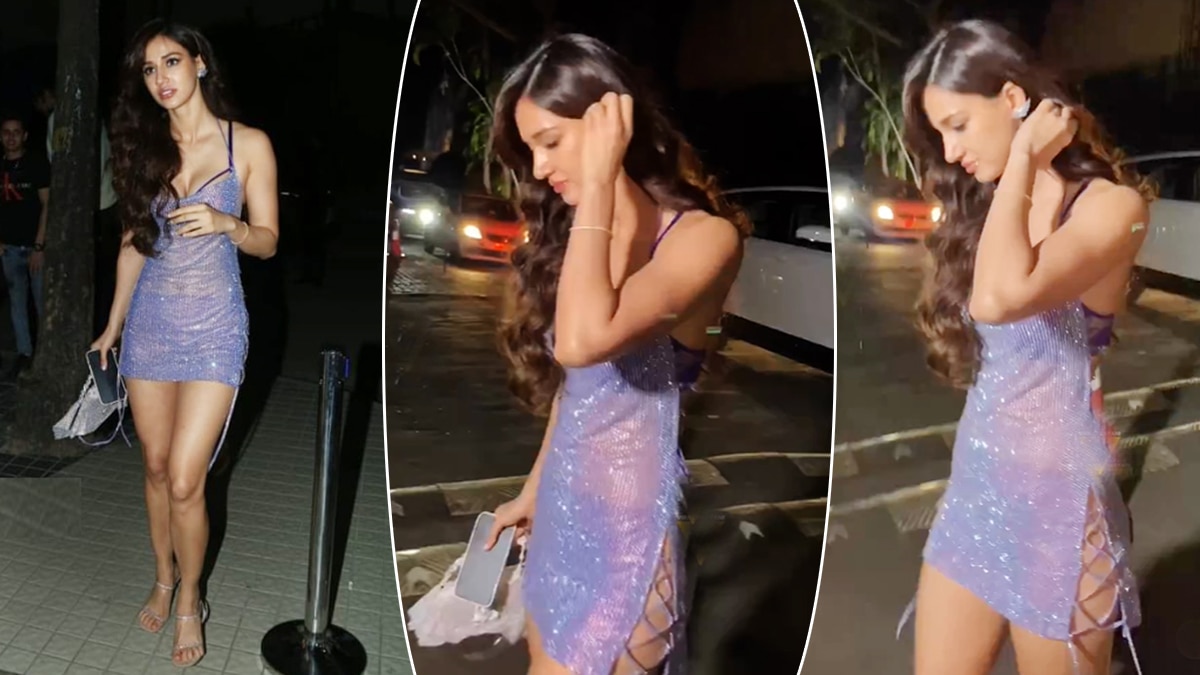 Disha Patani Takes Sexiness to Notches Ahead in Her Sultry Lavender Mini as She Parties Out on ...