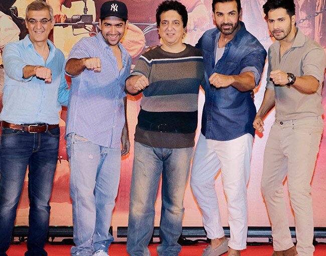 Dishoom team celebrating success of the movie