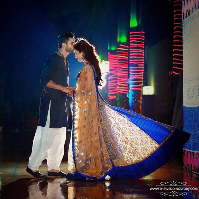 Divyanka Tripathi and Vivek Dahiya Sangeet pics