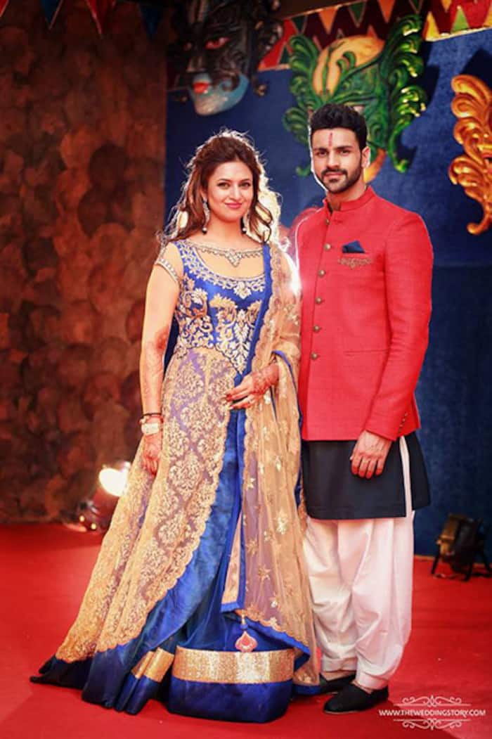 Divyanka Tripathi and Vivek Dahiya Sangeet pics