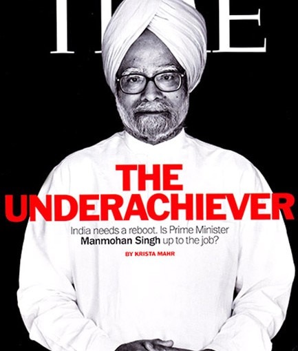 Dr Manmohan Singh on the cover of Time Magazine