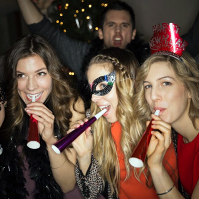 Drink loads and loads of water before a New Year party