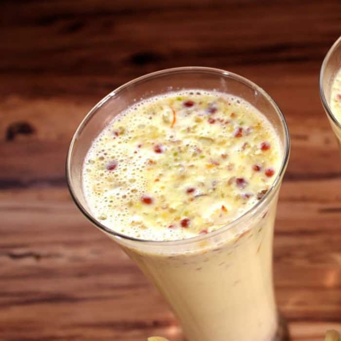 Dry fruit milk shake
