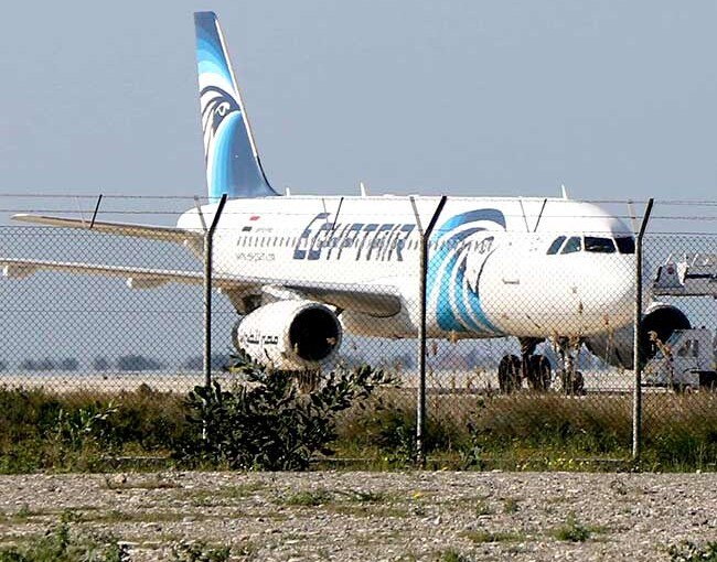 EgyptAir Flight 181 was hijacked on 29th march 2016