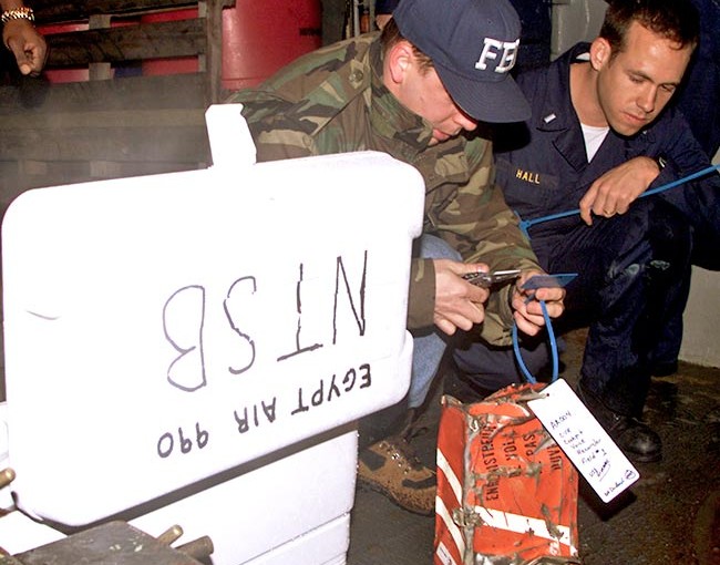 EgyptAir Flight 990 crashed on 31 October 1999