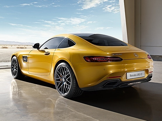 Long curvy bonnet that sports pronounced power domes, slightly pushed ...