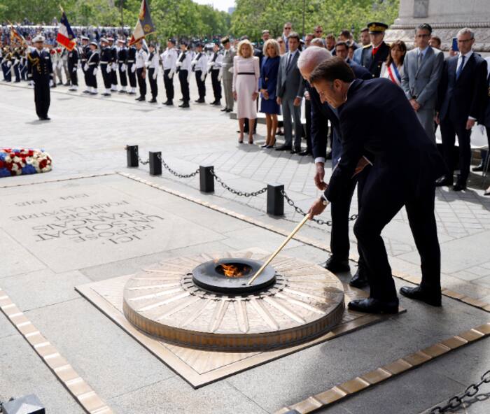 Emmanuel Macron Hosts Joe Biden For State Visit Emmanuel Macron Hosts Joe Biden For State Visit