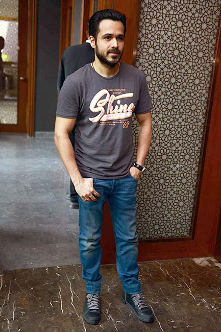 Emraan Hashmi clicked at ‘Azhar’ press meet