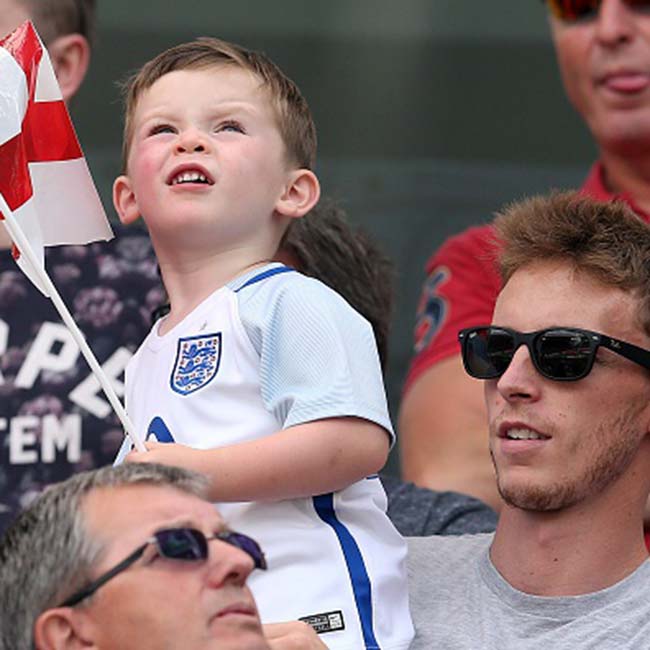 England’s Wayne Rooney’s son Wayne Rooney clicked during UEFA EURO 2016 ...
