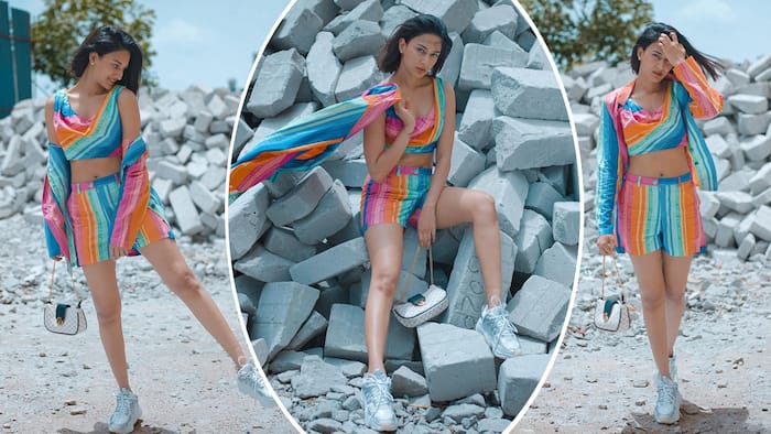 Erica Fernandes Raises Heat in Hot Multicoloured Co-ord Set - See Viral Photos