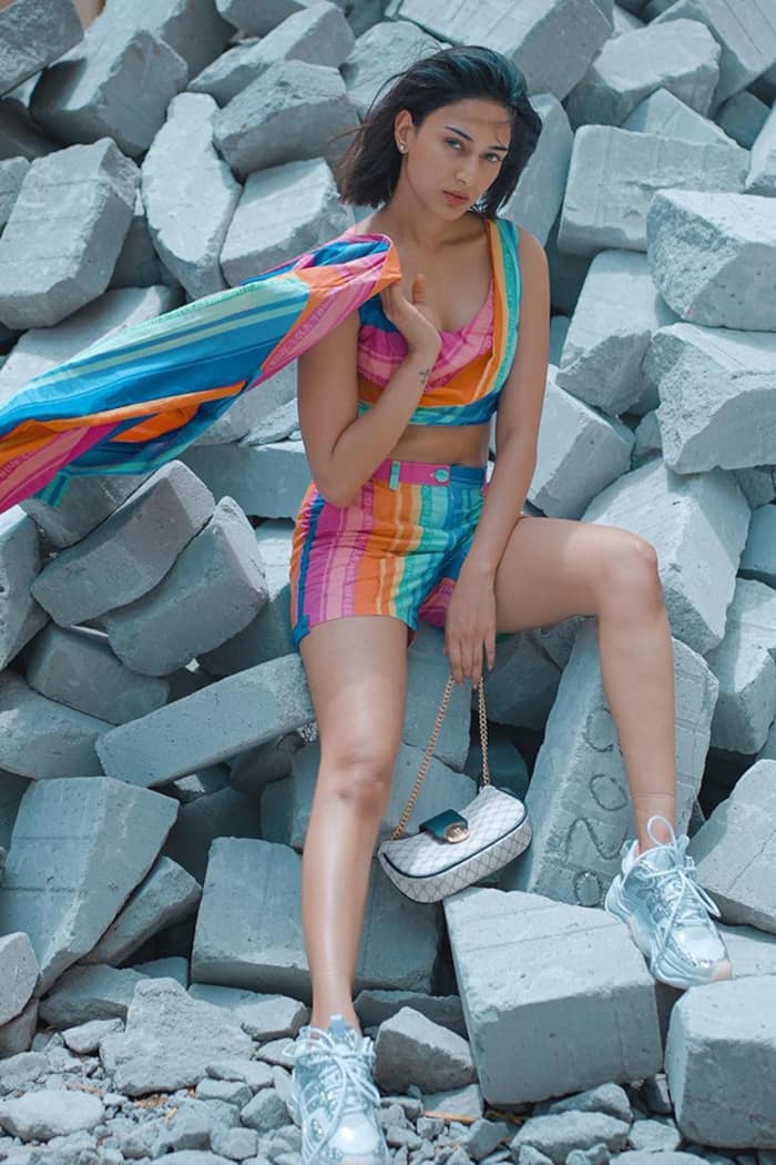 Erica Fernandes Raises Heat in Hot Multicoloured Co-ord Set - See Viral Photos