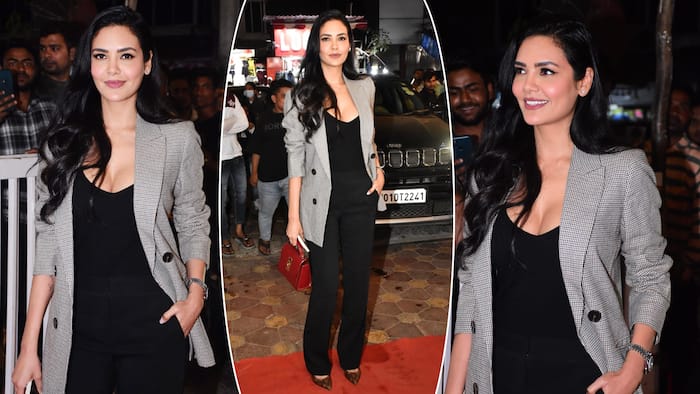 Esha Gupta Flaunts Hot Figure in a Crisp Blazer And We Are Impressed ...