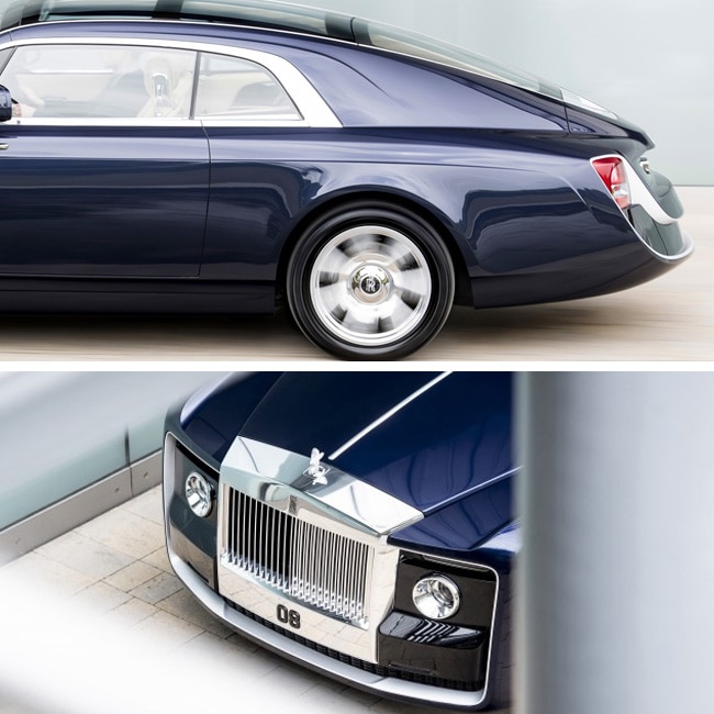 Exclusive design of Rolls Royce Sweptail