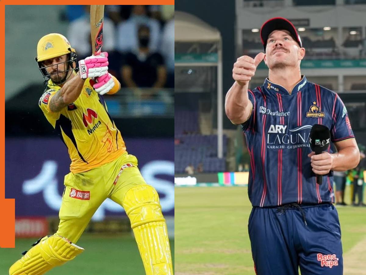 Faf du Plessis to David Warner : Top overseas players who chose PSL ...