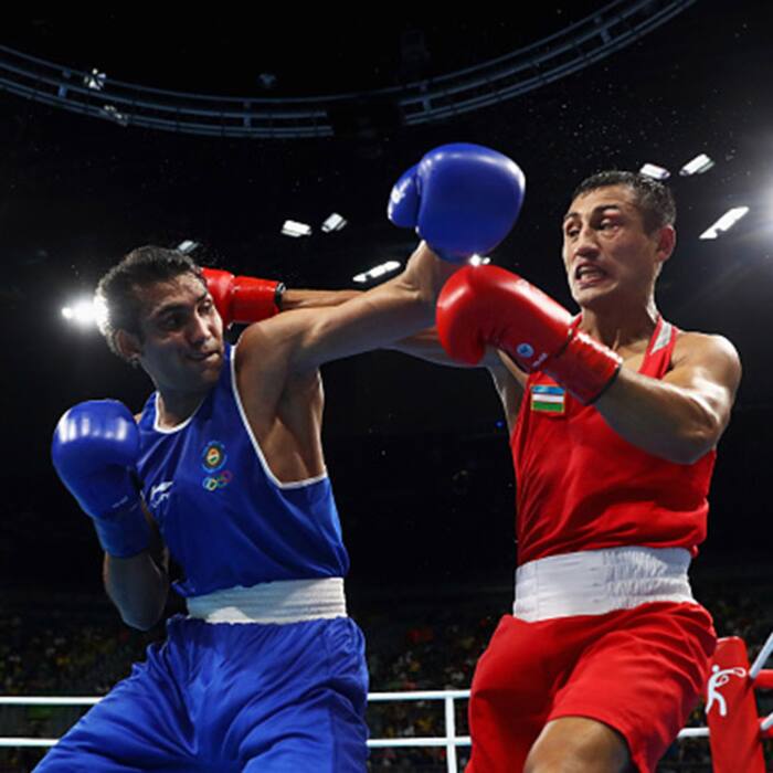 Rio Olympics 2016: Indian boxer Manoj Kumar loses to Uzbekistan boxer Fazliddin Gaibnazarov in ...