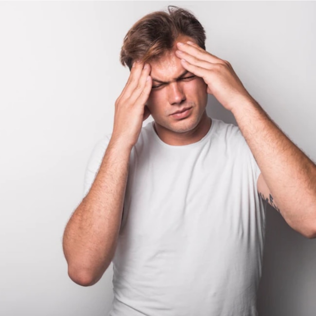 Pain or discomfort in the jaw, neck, or back