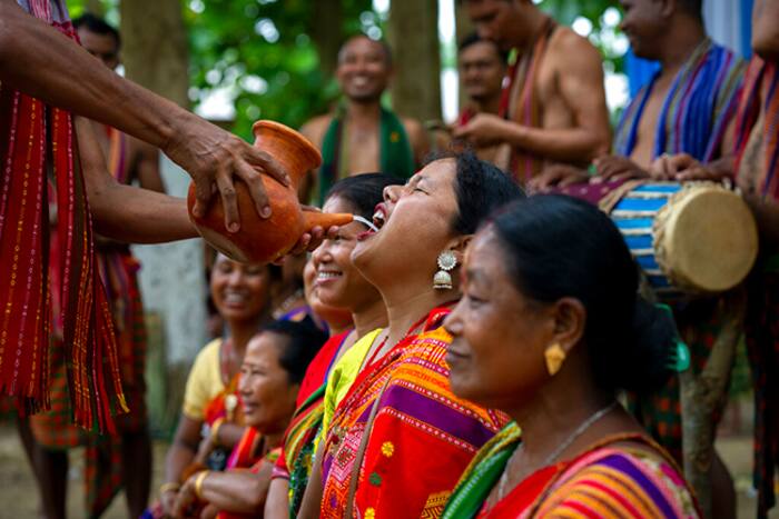 Walking On Fire To Rice Beer: Incredible Photos From Baikho Festival ...