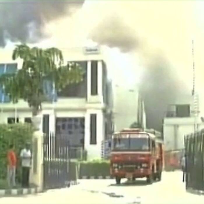 Fire breaks out at Subros Ltd building in Gurgaon, see pics