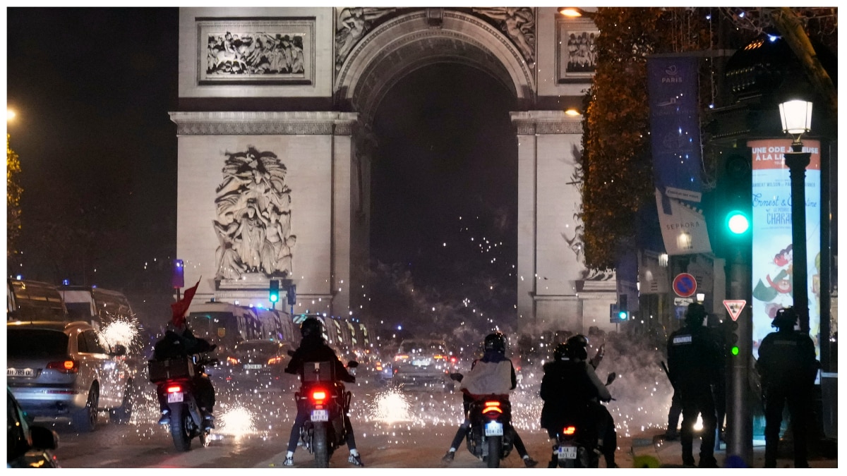 FIFA World Cup 2022: Morocco, France Fans Clash With Police In Paris ...