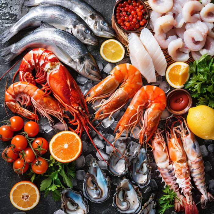 Fish and Seafood rich source of vitamin D