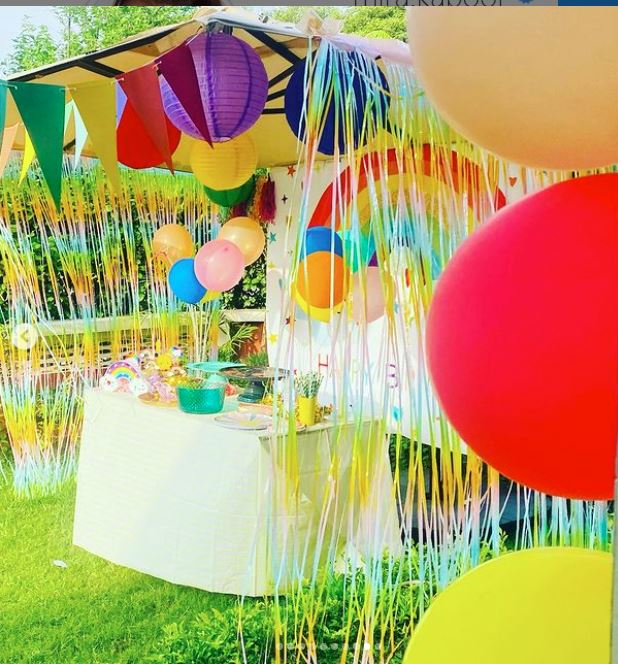 Don’t miss the alphabet lights that were used at Misha Kapoor’s birthday