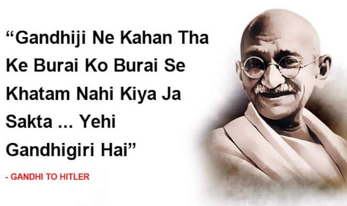 Gandhi Jayanti 2021 Gandhi To Hitler