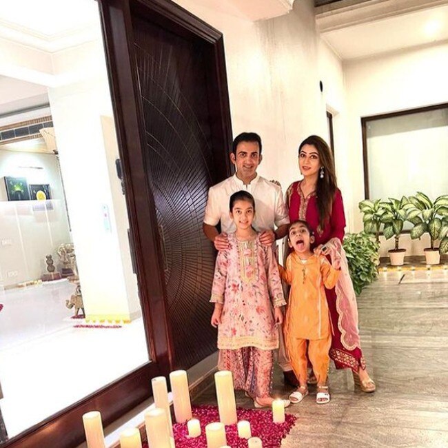 Gautam Gambhir's home displays his cricketing memorabilia