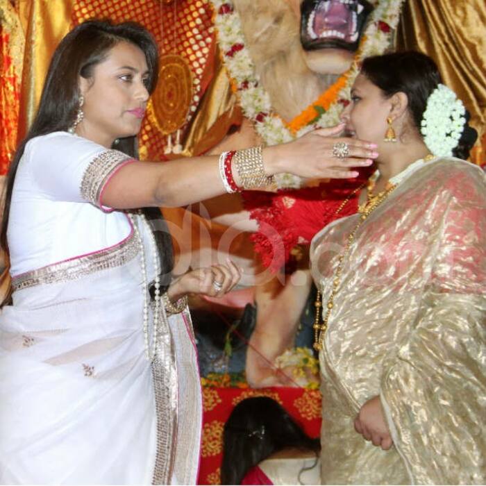 Rani Mukerji's white saree look
