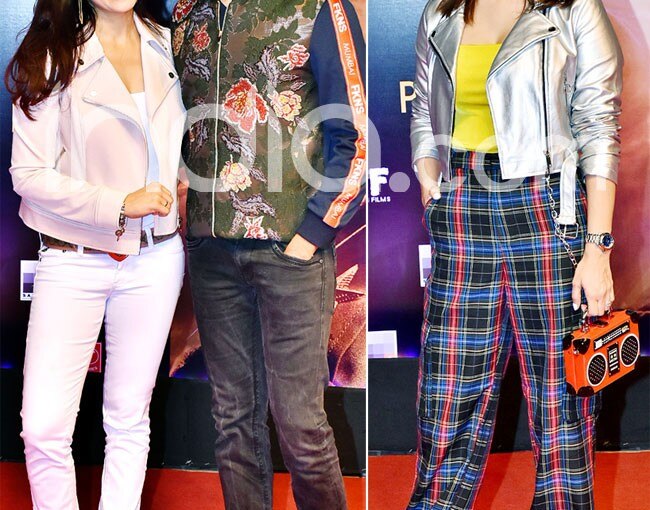 Genelia D'Souza, Riteish Deshmukh and Sunny Leone all smiles as they ...