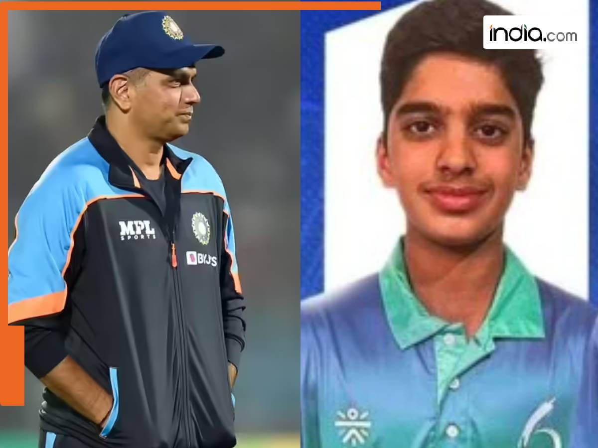 Good news for Rahul Dravid, son Anvay earns spot in Team C for...