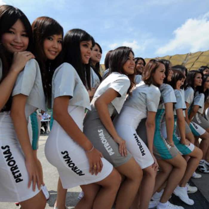 A picture Glamorous F1 grid girls during Canadian Formula One Grand ...
