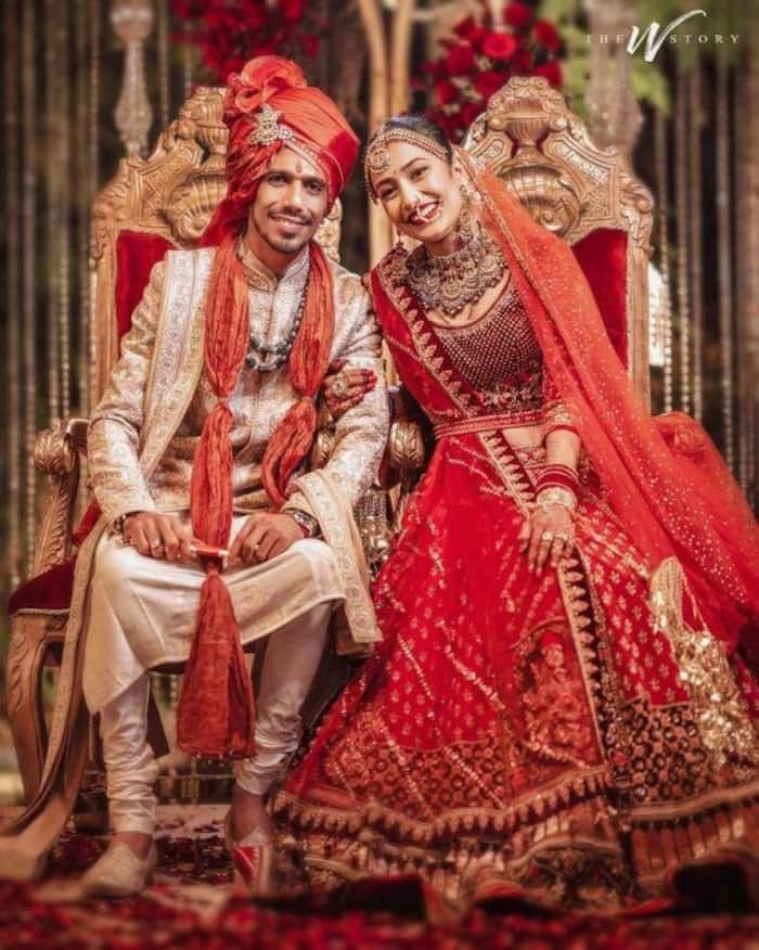 Stunning Pictures From Dhanashree Verma-Yuzvendra Chahal Wedding