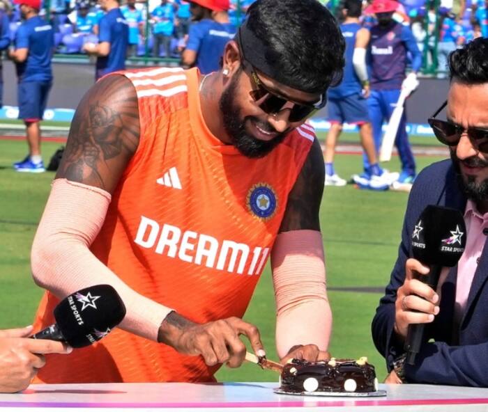 Hardik Pandya Celebrates B'day On Ground Ahead of IND Vs AFG ODI WC ...