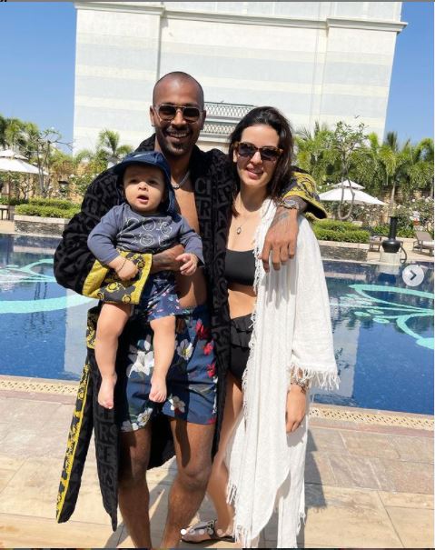 Hardik.Natasa.Agastya 'Family Portrait'