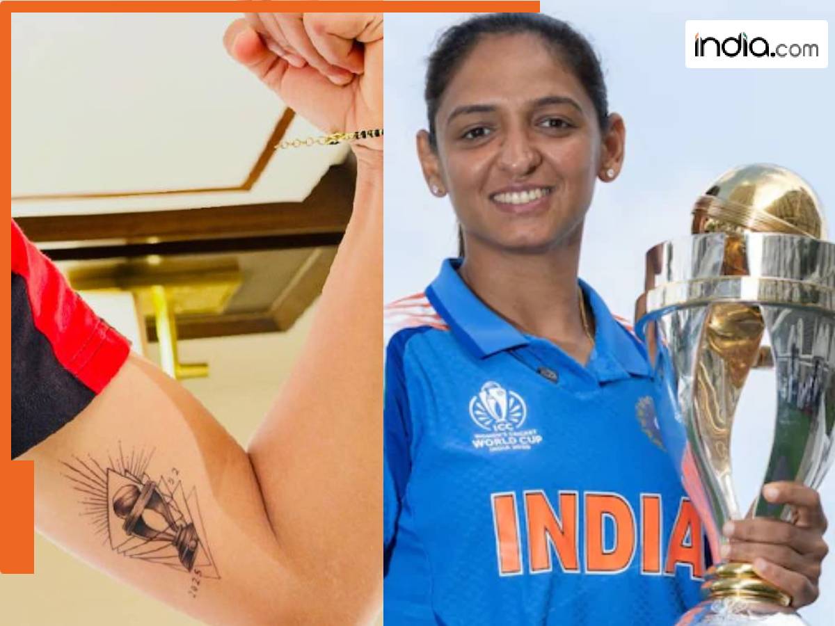 Harmanpreet Kaur gets '52' Tattoo to celebrate India's 52-run victory ...
