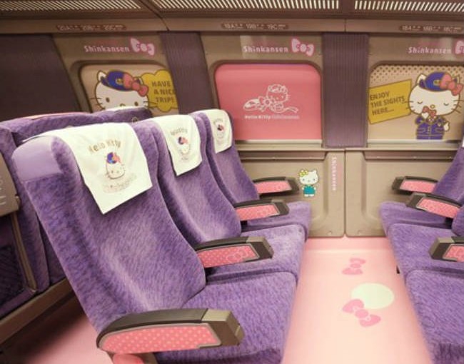 Japan's New Hello Kitty-Themed Bullet Train Is What You Need To See