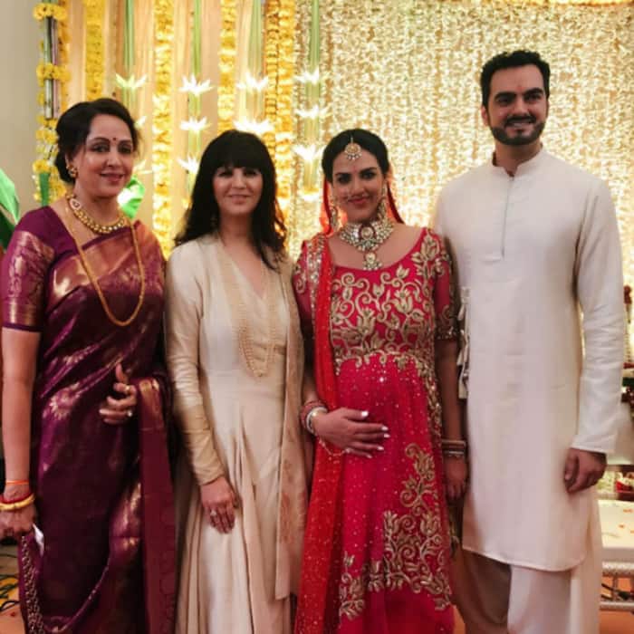 Ahana Deol with husband Vaibhav Vohra and son Darien Vohra