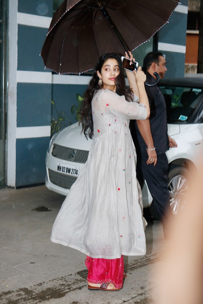 Her debut film Dhadak received praises