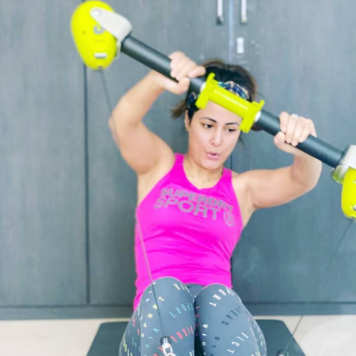 Hina Khan Reveals The Secret of Her Toned Body Through Her Instagram ...