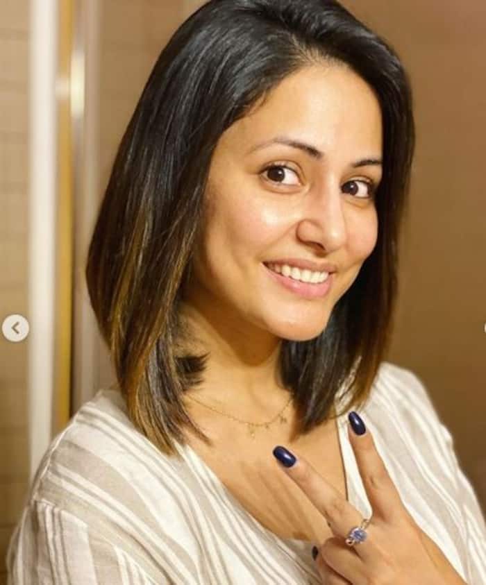 Hina Khan is happy with her decision of having short hair