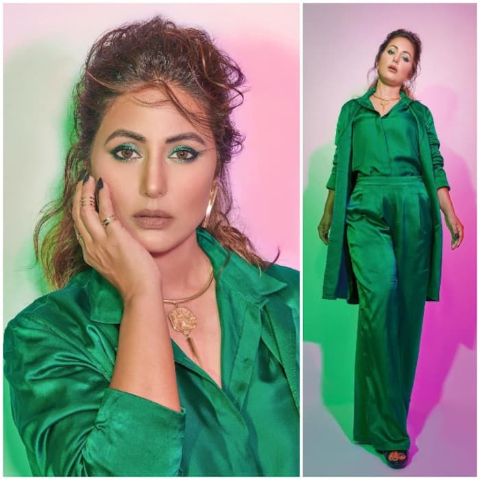 Hina Khan Just Gave The 'Greenest' Look of The Year in Her Silk ...