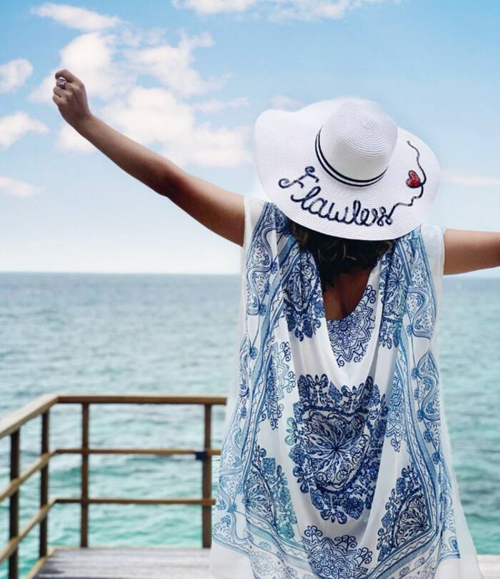 Hina Khan rocks her beach style in Maldives