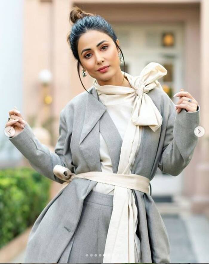 Hina Khan’s new look for the promotions of Hacked