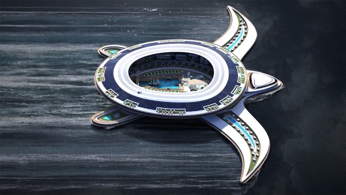 Saudi Arabia Builds $5 Billion Turtle-Shaped Yacht With Mall, Beach ...