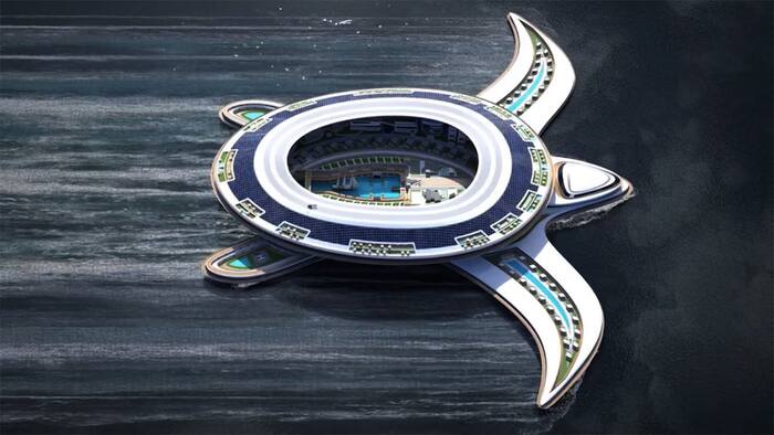 Saudi Arabia Builds $5 Billion Turtle-Shaped Yacht With Mall, Beach ...
