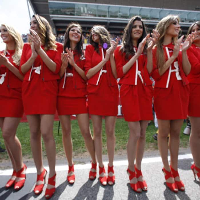A picture Glamorous F1 grid girls during Canadian Formula One Grand ...