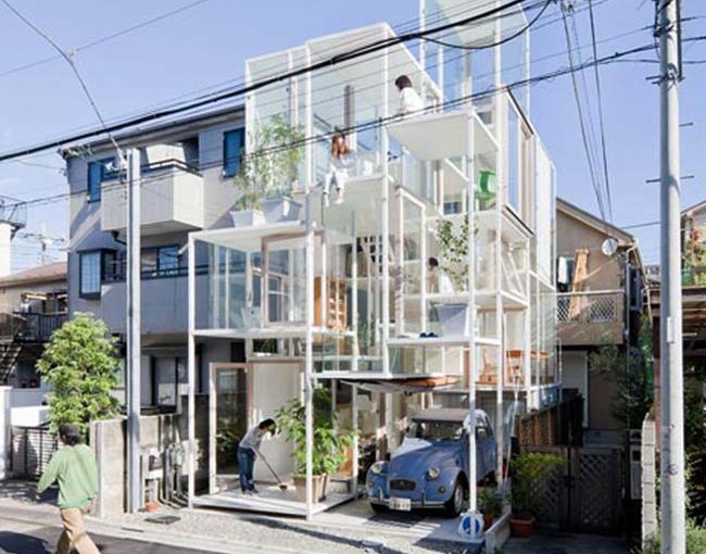 House Na in Tokyo designed by architect Sou Fujimoto